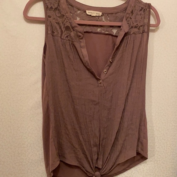 Parallel Skies | Tops | 4 For 2 Cute Tie Front Top | Poshmark